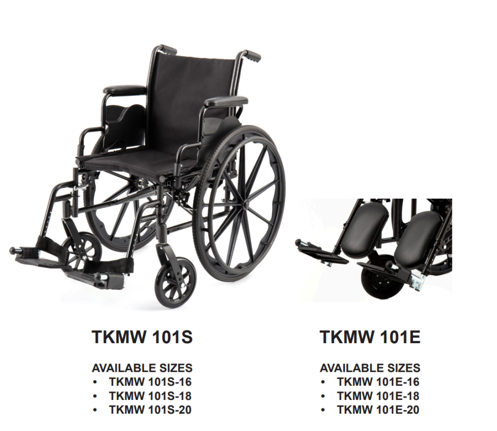 Manual Wheelchair TCE MW-101 – Total Care Essentials